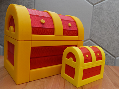 Treasure Chest Puzzle Box | 3D Printy