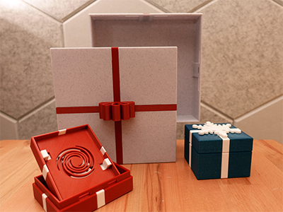 Twist Lock Box - Present | 3D Printy