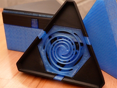 Twist Lock Box - Triangle | 3D Printy